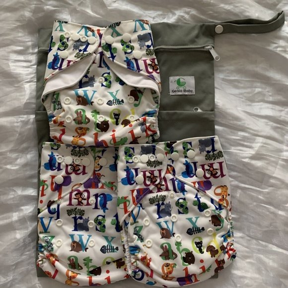 Genio Baby | Accessories | Genio Baby Pack Of Cloth Diapers With Snaps ...